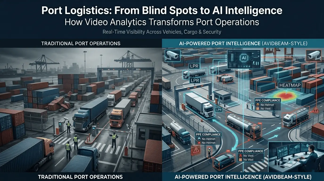 Port Logistics Solutions with AvidBeam Intelligence